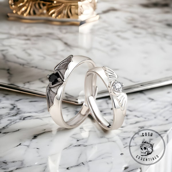 Devil and Angel Ring - Etsy