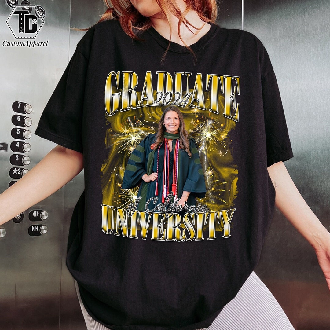 Custom Senior Graduation Shirt With Face, Graduation Gifts for Her for ...