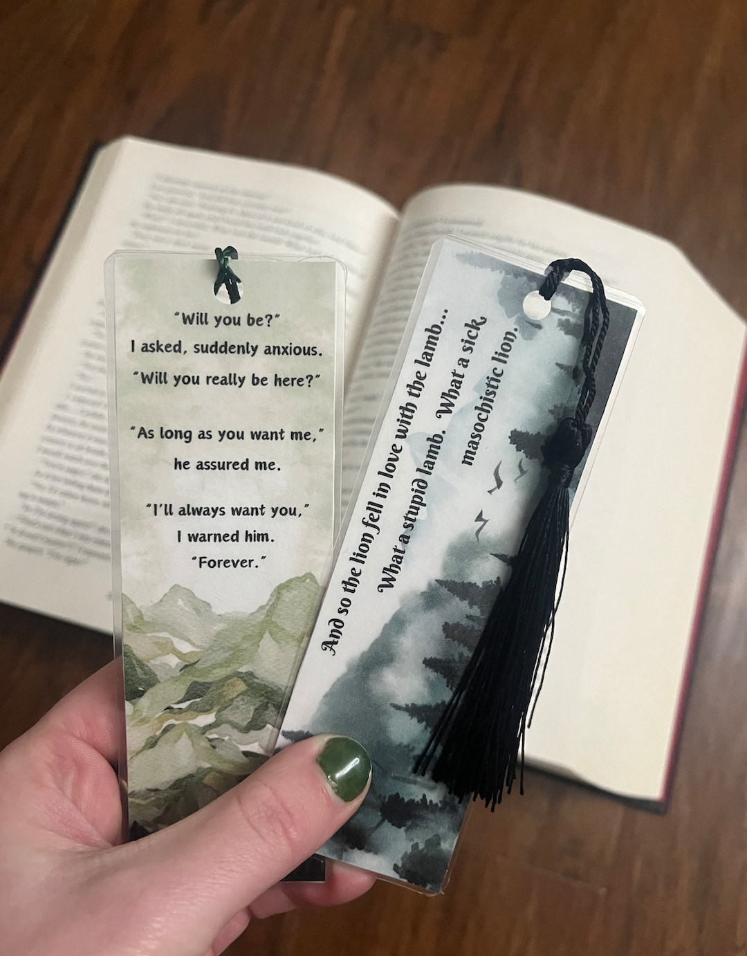 Twilight Saga Bookmarks, Bookish, Bookmark With Tassel, Team Edward ...