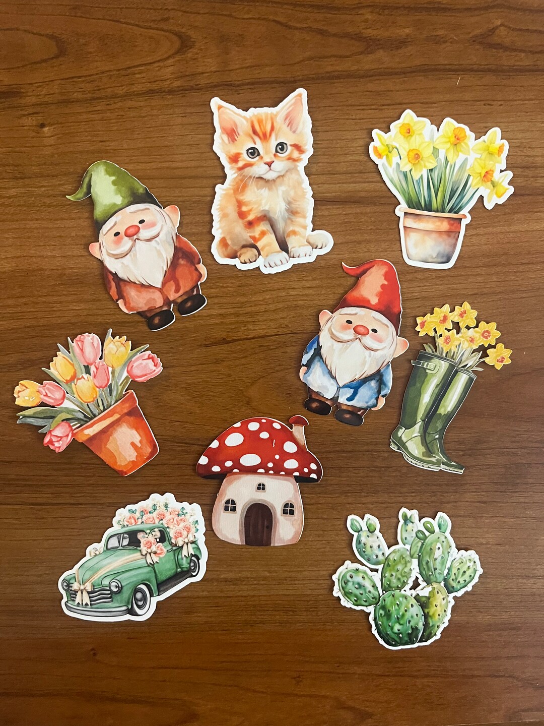 Coquette Cottage Core Stickers, Spring/summer Stickers, Laminated ...