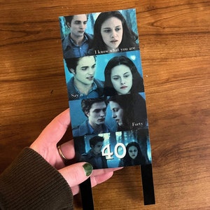 Twilight Cake Topper, Bookish, Twilight Saga, Custom Cake Top, Team ...