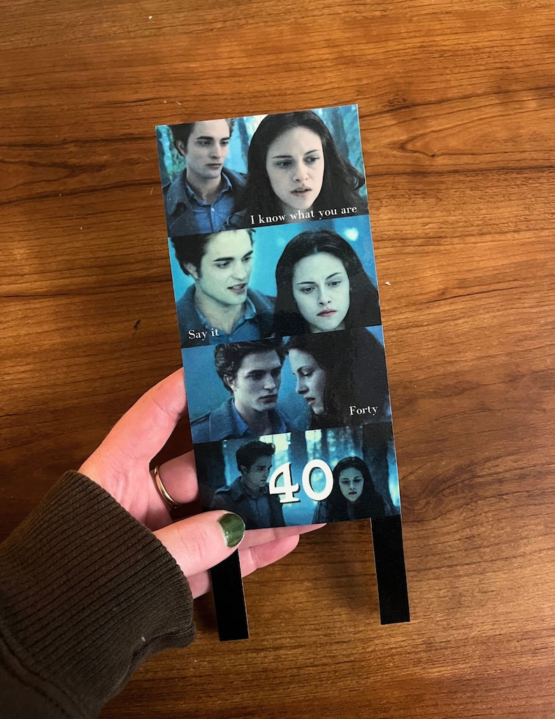 Twilight Cake Topper, Bookish, Twilight Saga, Custom Cake Top, Team ...