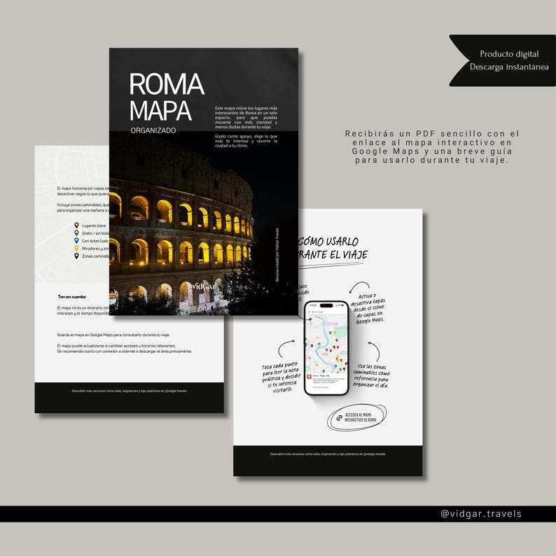 Mapa Interactivo De Roma En Google Maps – Guía Digital De Viaje ...