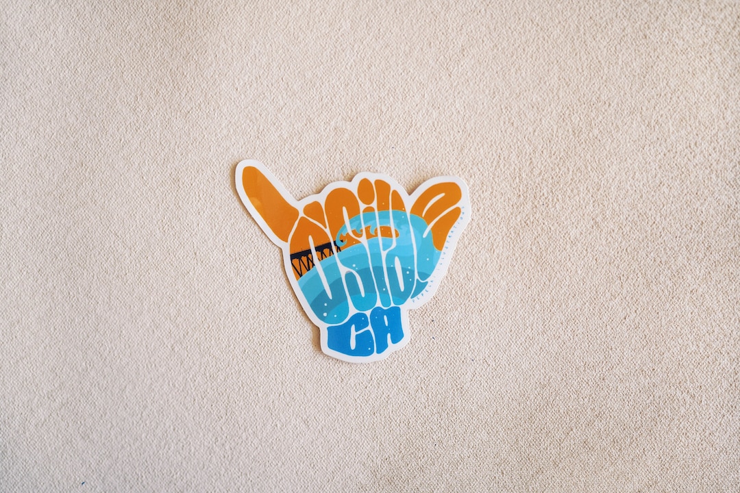 Oside Shaka Sticker Color Gloss Waterproof Vinyl Sticker - Etsy