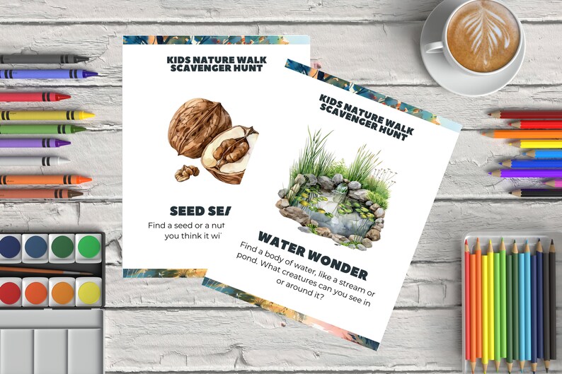 Nature Walk Scavenger Hunt Activity Pack - Outdoor Games - Family ...