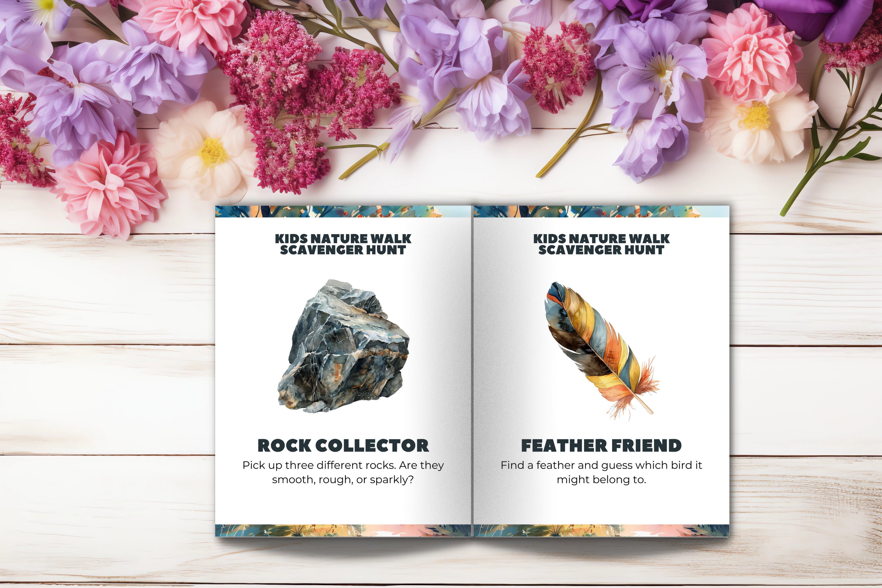 Nature Walk Scavenger Hunt Activity Pack - Outdoor Games - Family ...