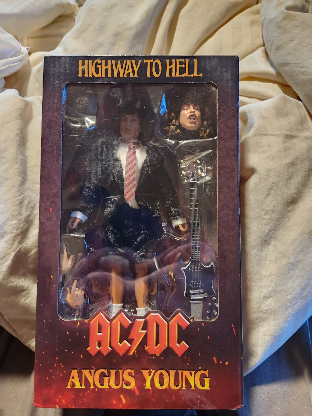 Classic AC/DC Angus Young Figure New in Beat up Box - Etsy