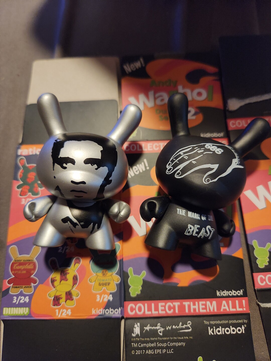 Classic Andy Warhol Painting Figures the 2 Rarest Elvis Presley and the ...