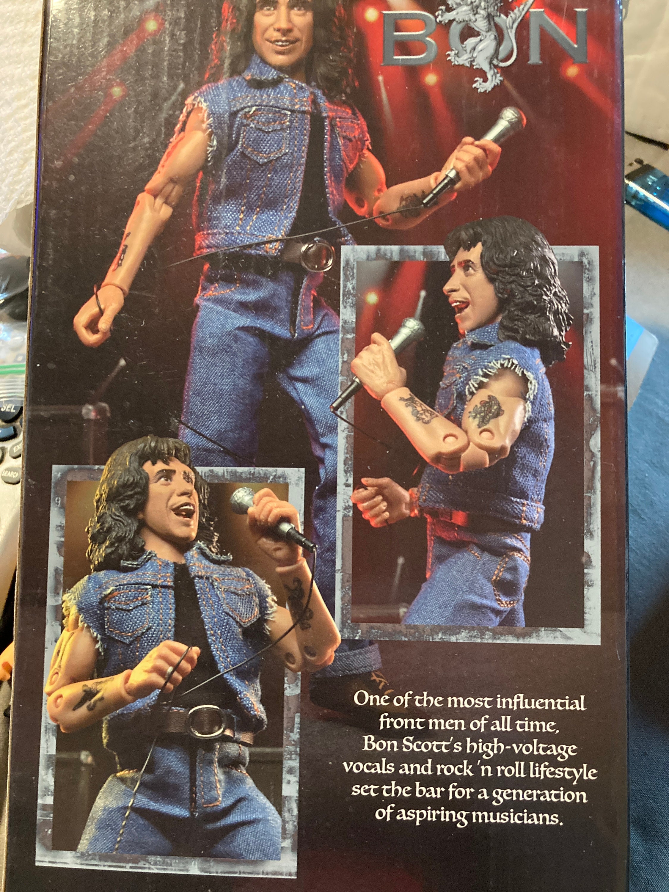 Neca AC/DC Bon Scott Classic Figure New in a Beat up Box - Etsy