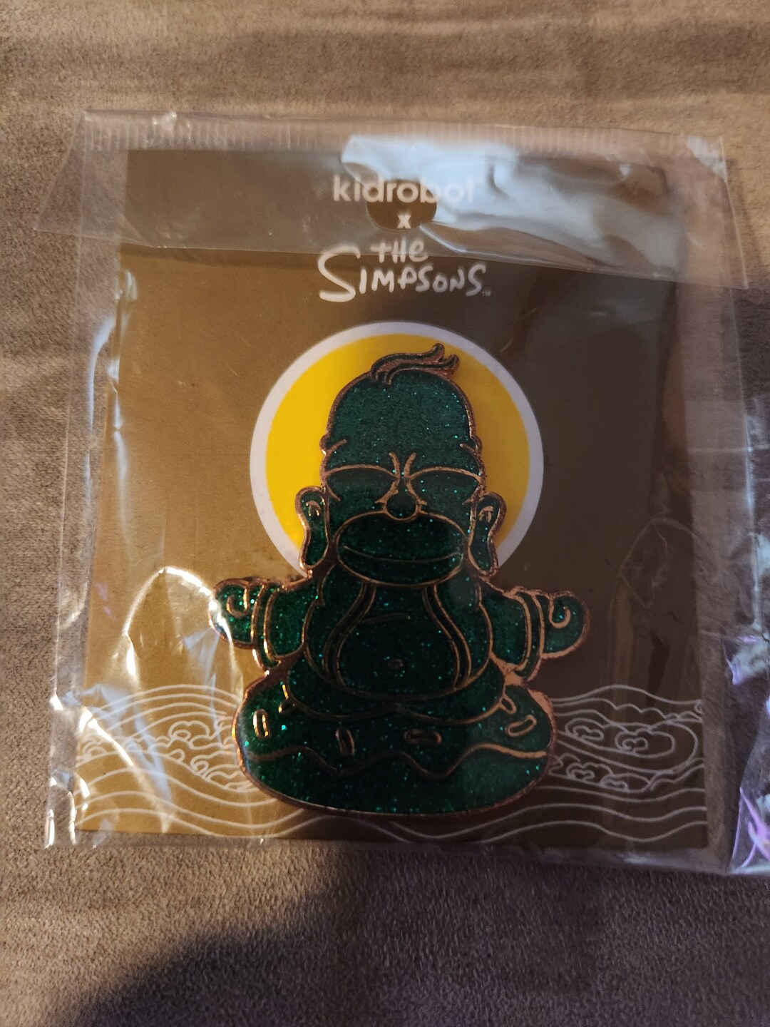 Classic the Simpsons Buddha Homer Pin Jade New - Etsy