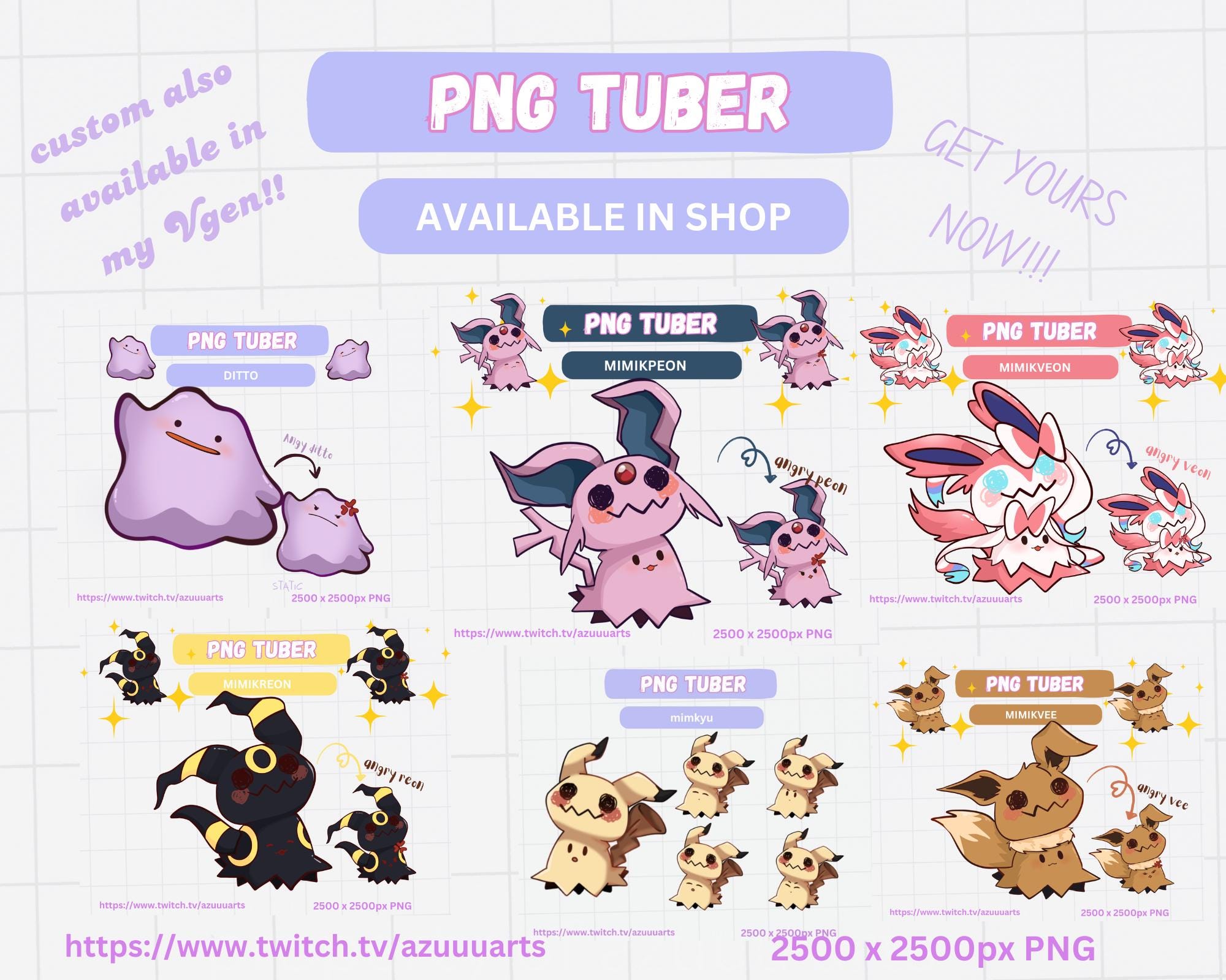 Blue Wooper Pngtuber | Cute Vtuber Model | Chibi | Wooper Pokemon ...