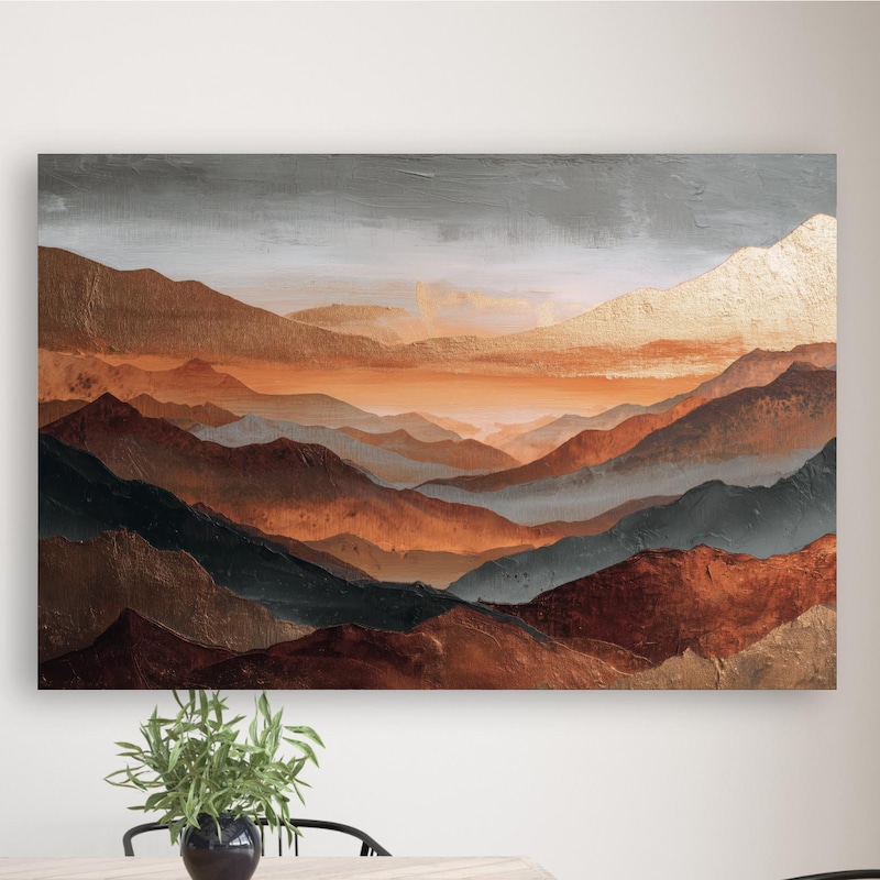 Brown Gold Rust - Etsy