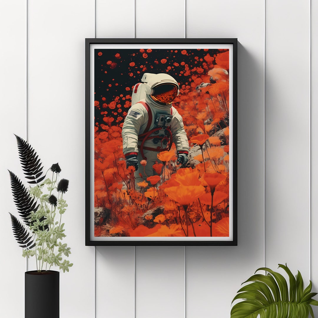 Exploration Astronaut Printable Poster Space Traveler Kid Print ...