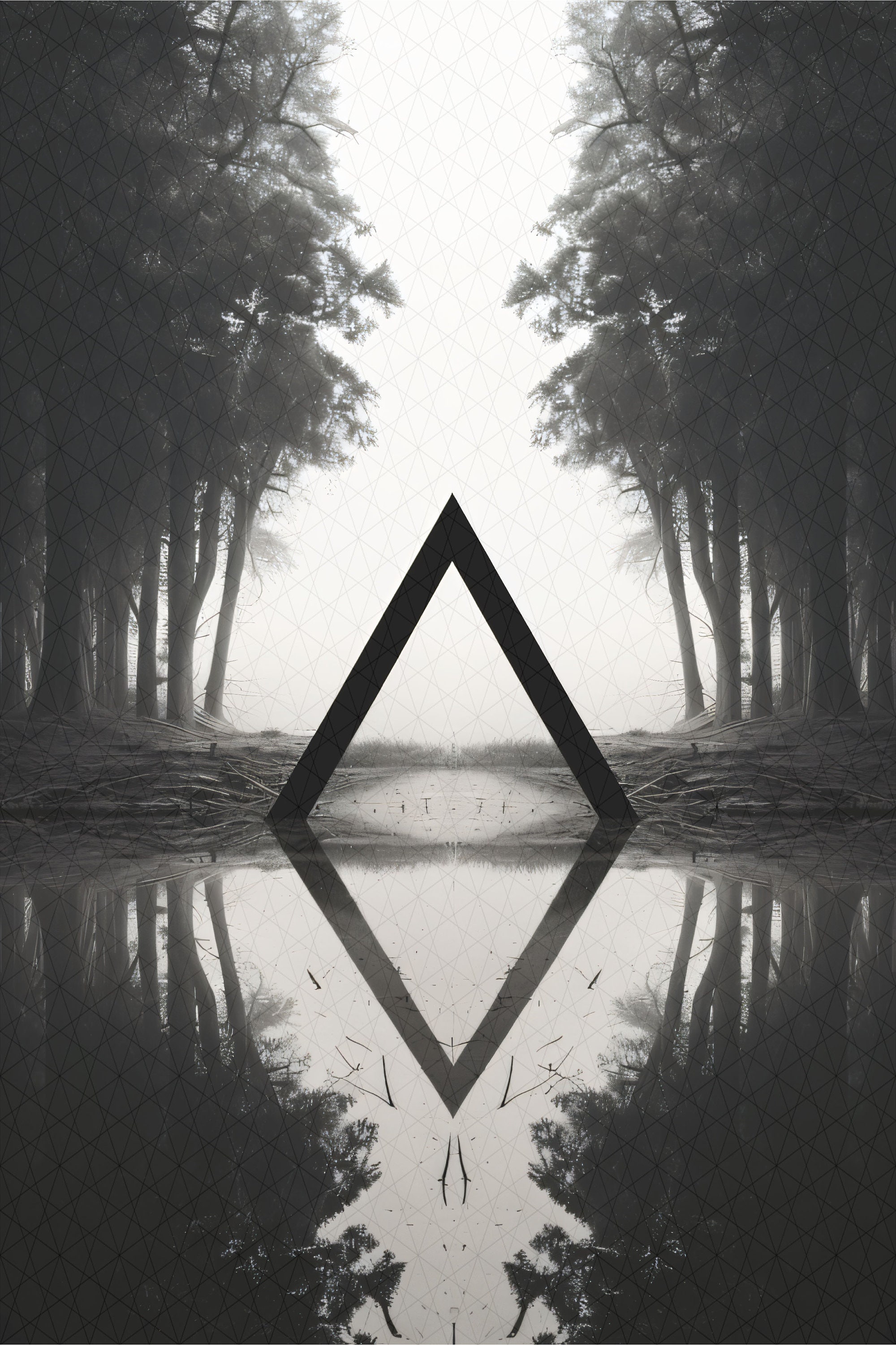 Landscape Geometry Printable Poster Geometric Triangle Print Astract ...
