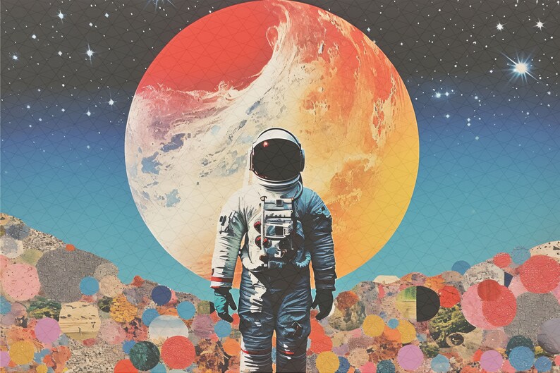 Exploration Astronaut Printable Poster Space Traveler Kid Print ...