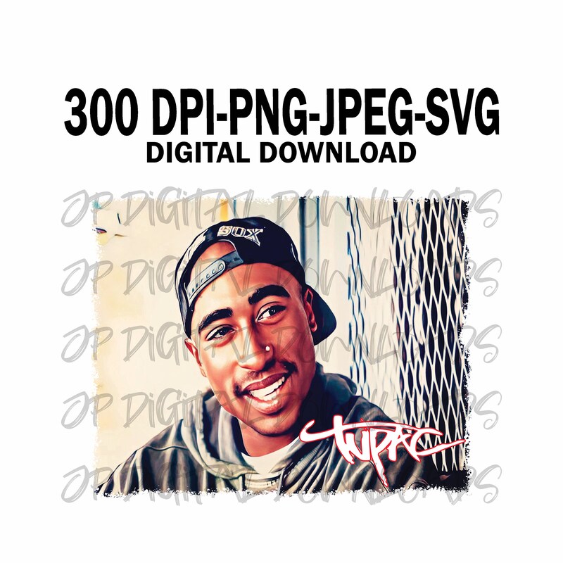 Tupac Svg - Etsy