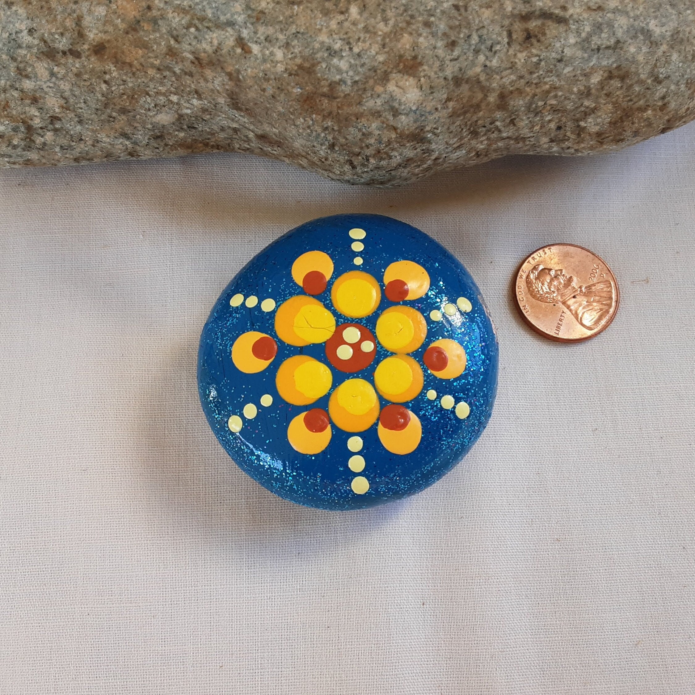 Set of 4 Sunflower Rocks - Etsy