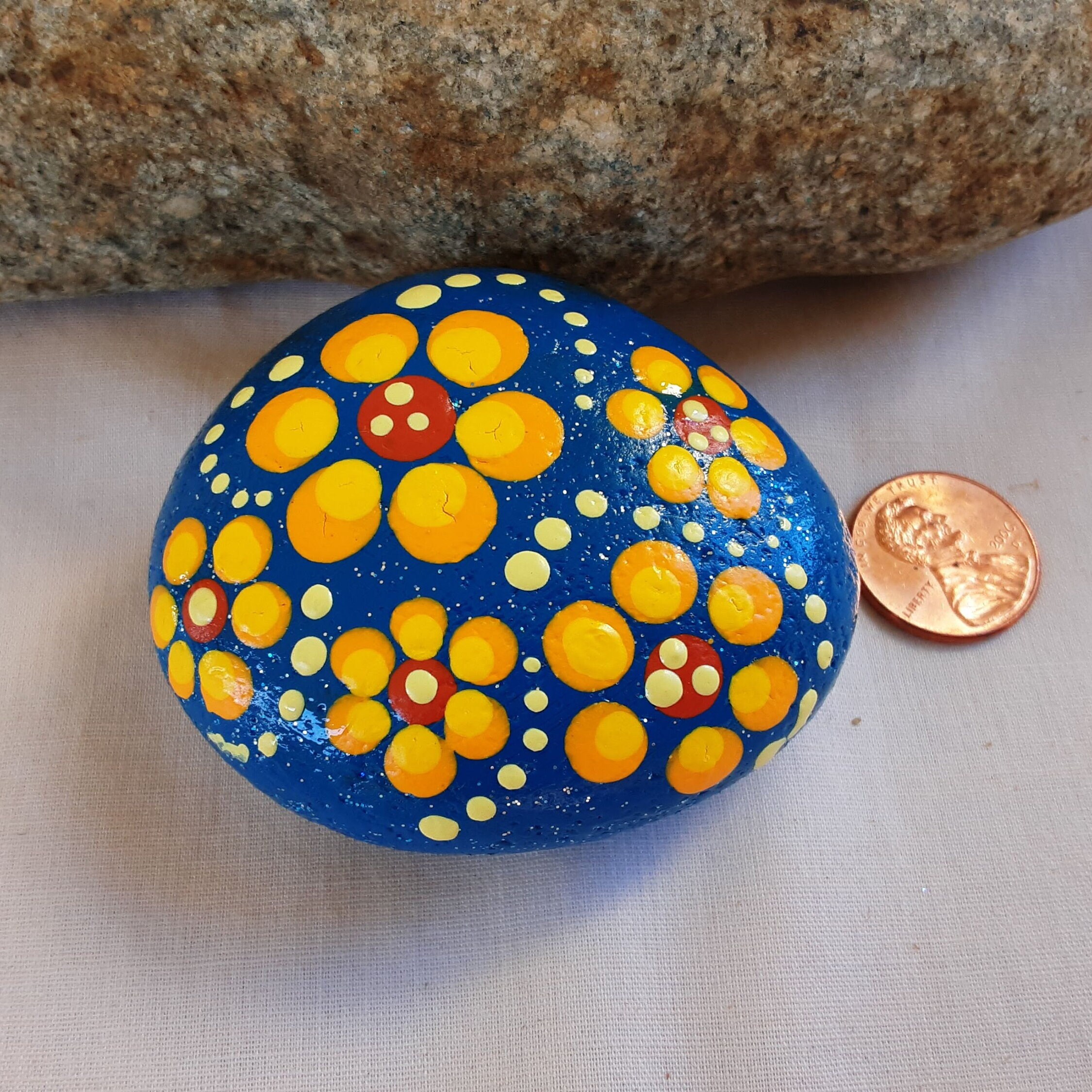 Set of 4 Sunflower Rocks - Etsy