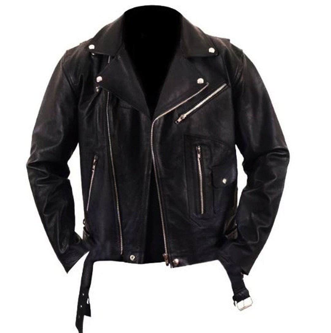 Marlon Brando Leather Jacket | as Worn in the Wild One | Retro Vintage ...