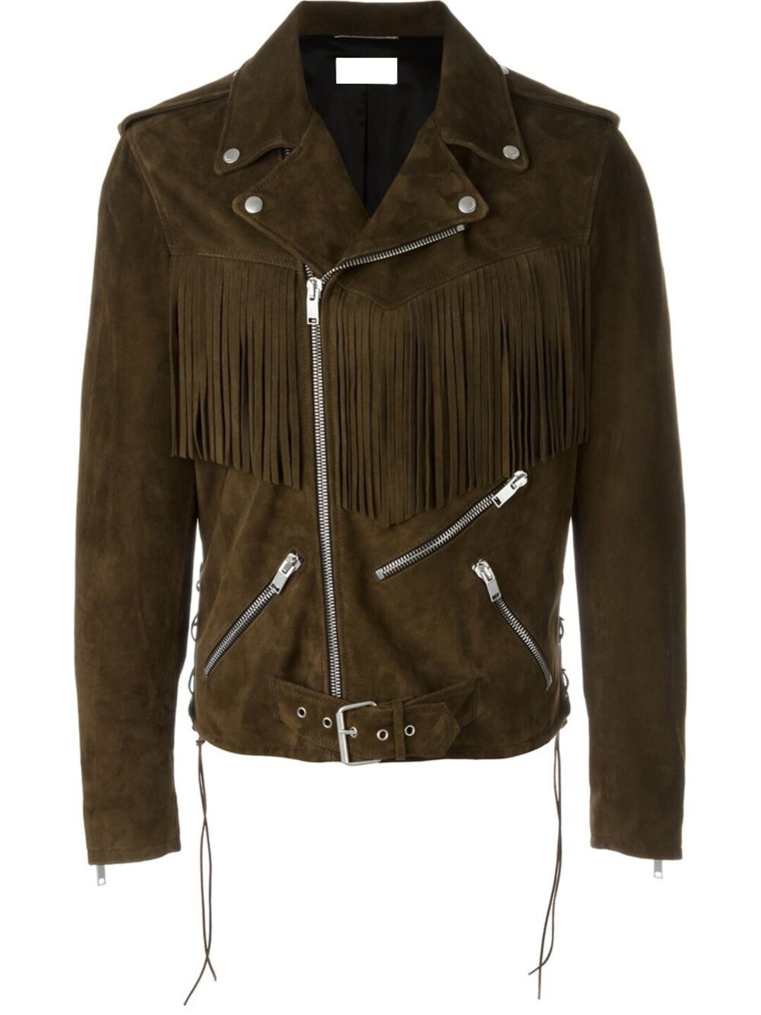 Black Suede Fringed Leather Motorcycle Jacket for Men - Etsy