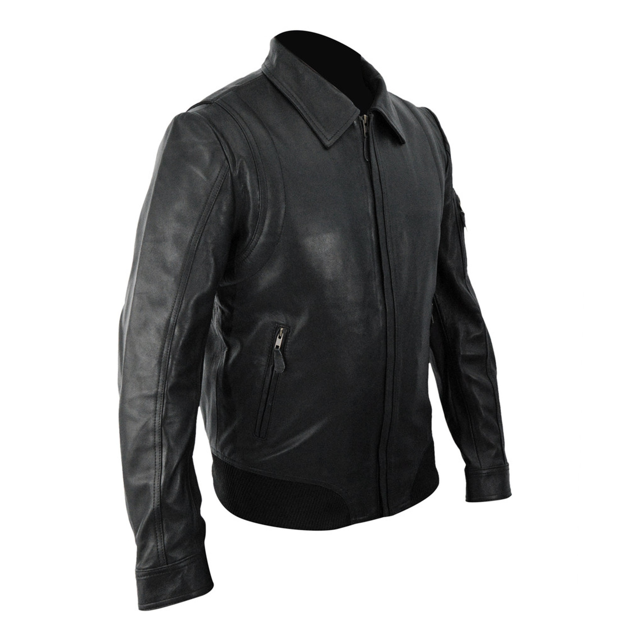The Rock Dwayne Johnson Leather Jacket | Handmade Original Black ...