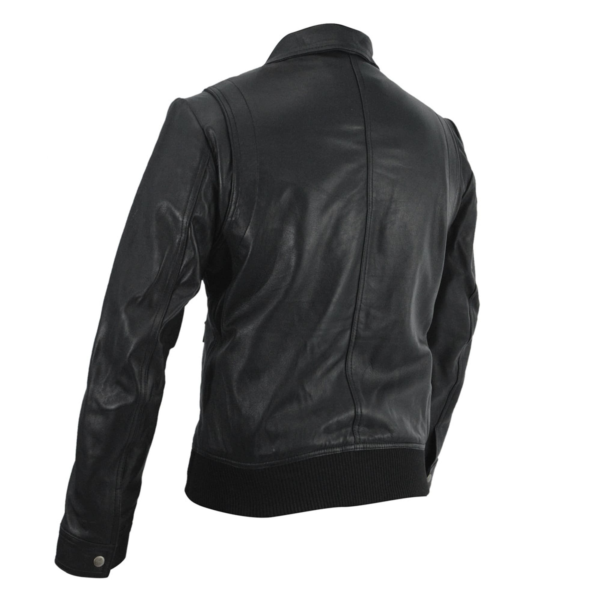 The Rock Dwayne Johnson Leather Jacket | Handmade Original Black ...