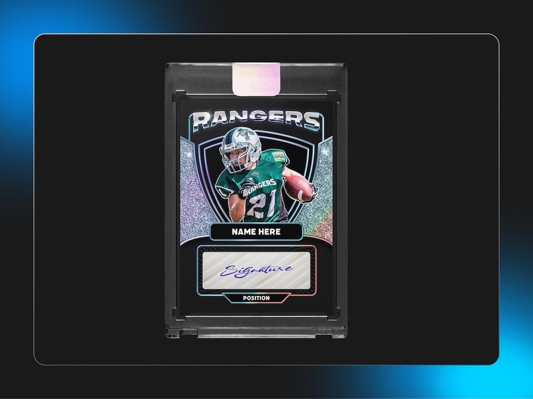 Premium Custom Sports Card With Signature Feature – Personalized Gift ...