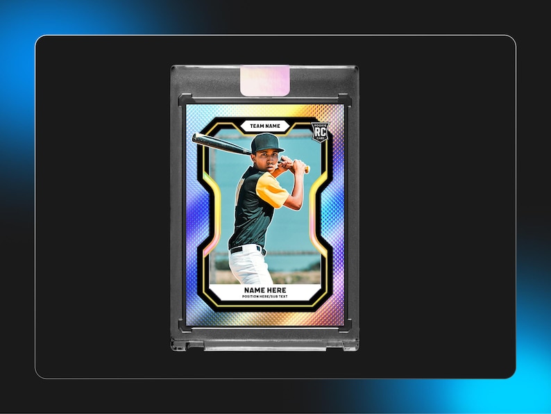 Custom Sports Card, Personalized Athlete Card, Baseball Football ...
