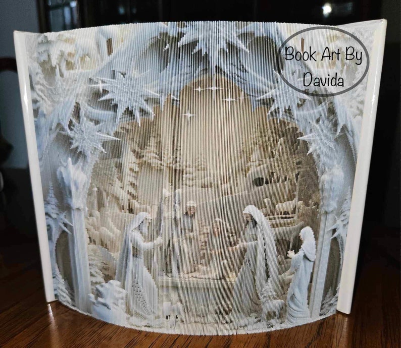 3D Nativity Scene Photo Edge Book - Etsy