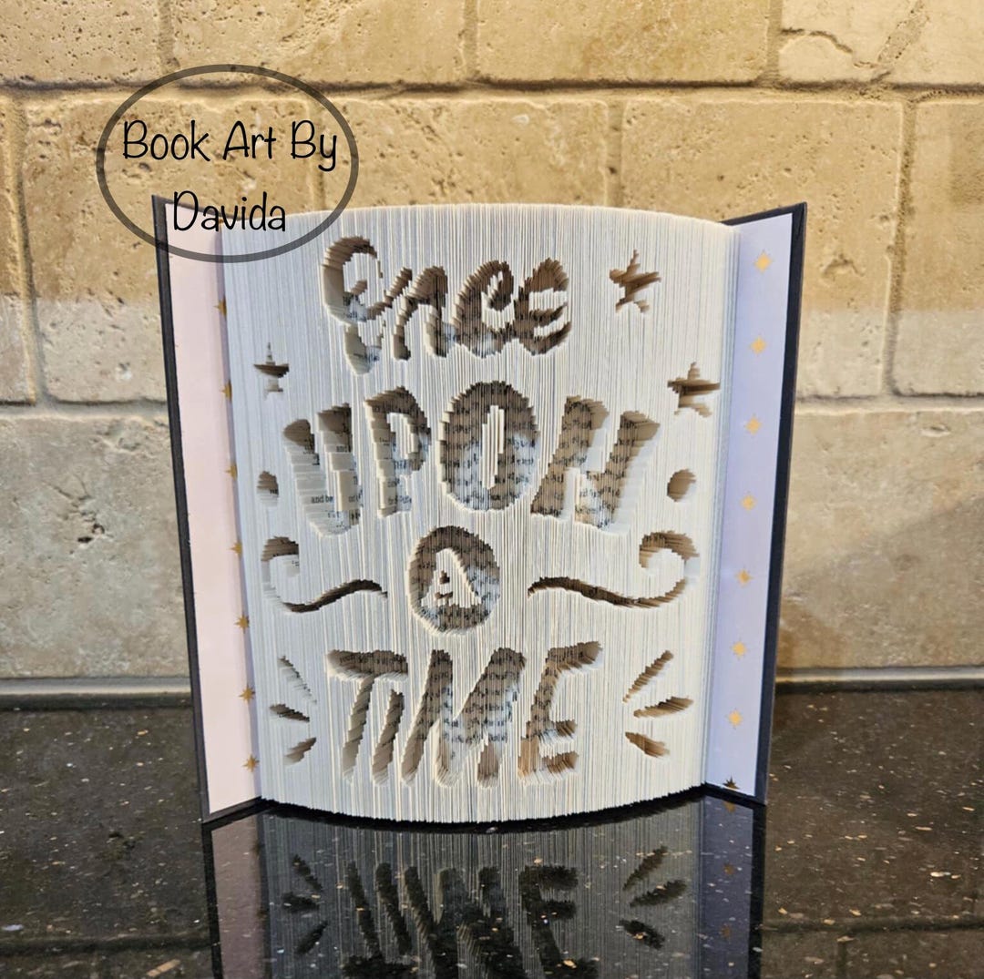 Once Upon a Time MMCF Measure Mark Cut and Fold Pattern (book Art Pattern) - Etsy