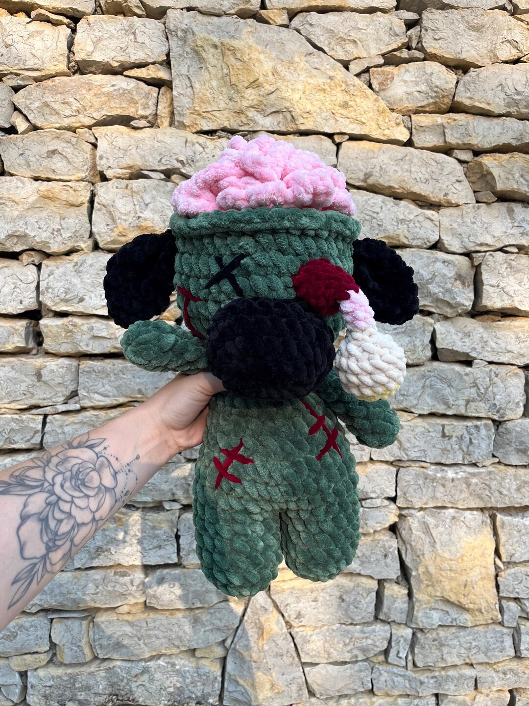 Jumbo Zombie Cow Plushie - Etsy