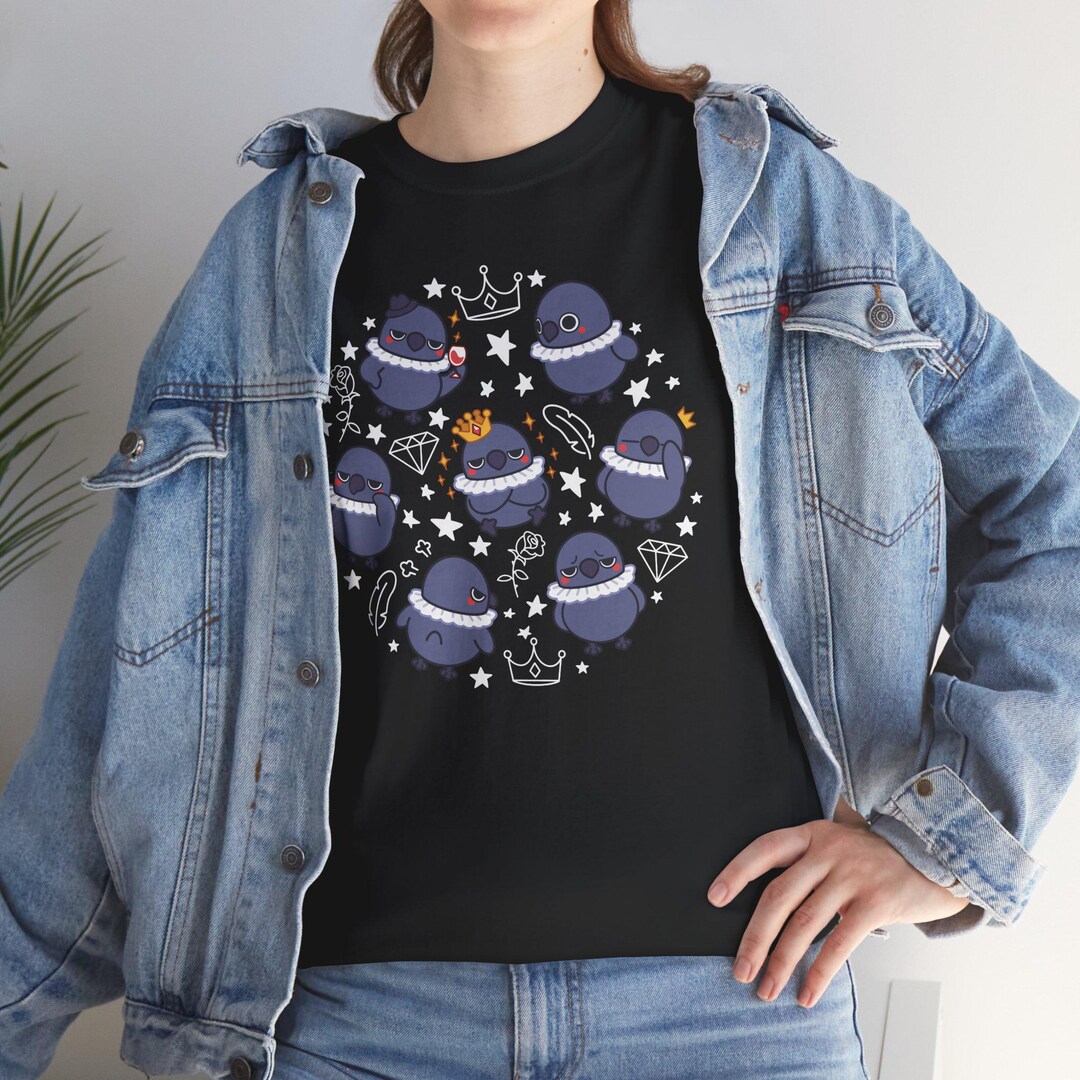 Grumpy Crow Graphic Tee: Love and Deepspace Sylus Cotton Shirt - Etsy