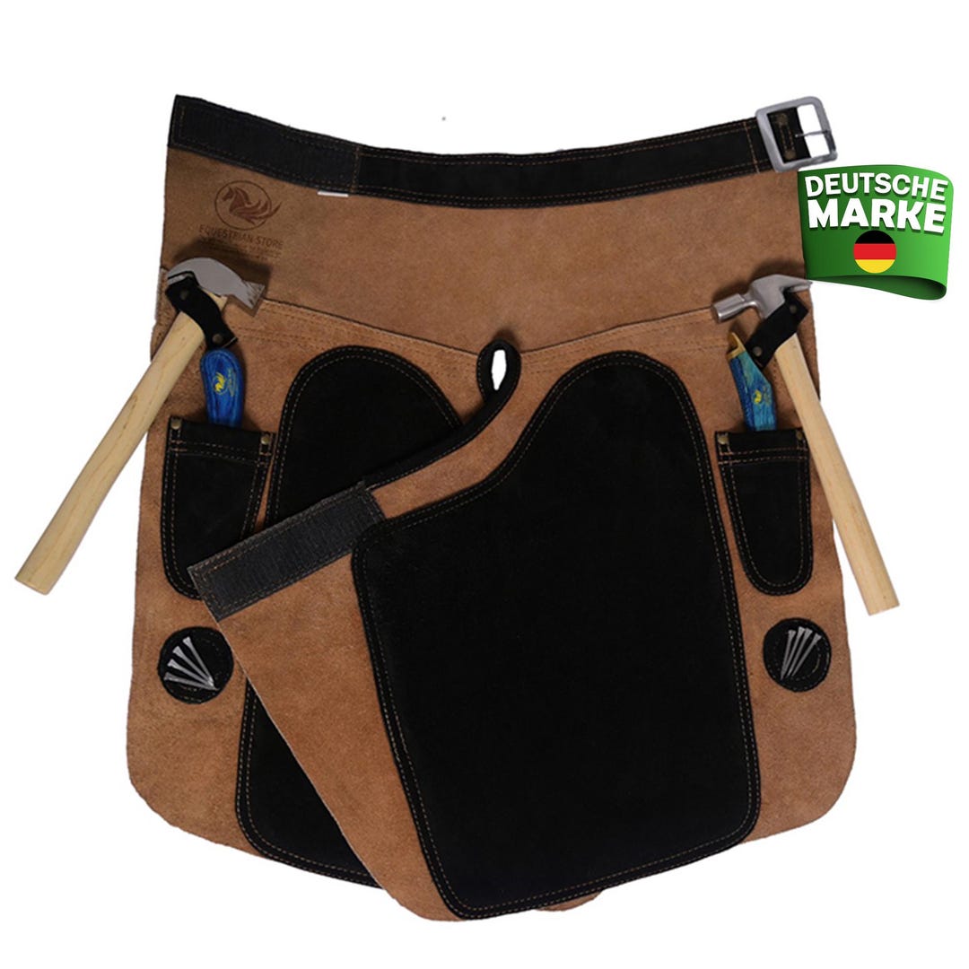 63cm Handmade Professional Farrier Chaps Forge Full Leather Farrier ...