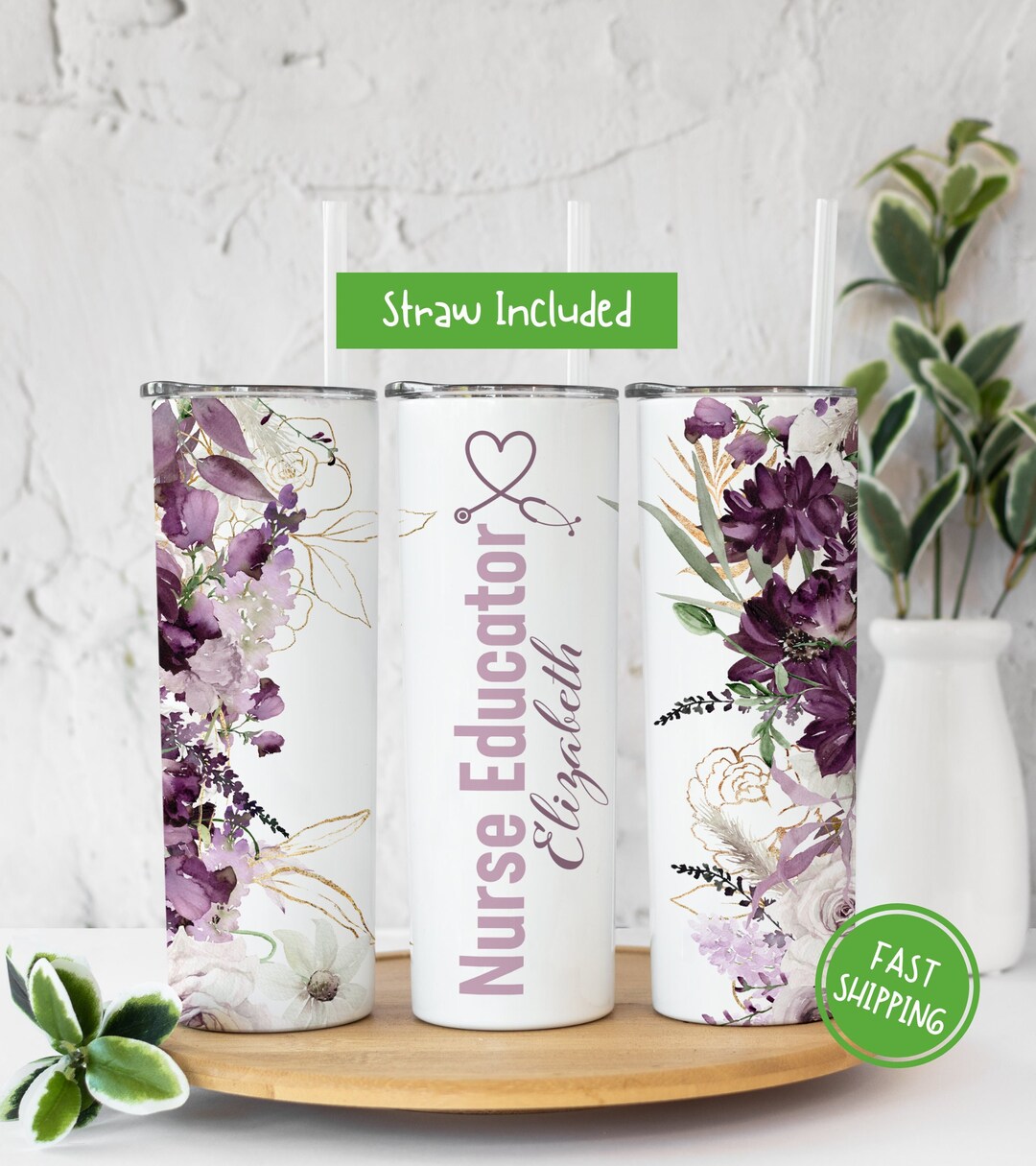 Personalized Nurse Educator Tumbler, Nurse Educator Gift for Nurses ...