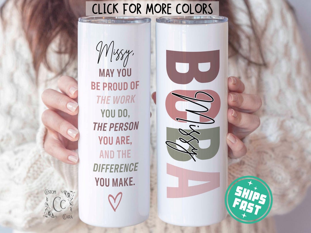 Personalized BCBA Tumbler, BCBA Gift, Behavior Analyst Appreciation ...