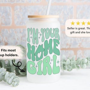 Personalized Realtor Glass Tumbler, I'm Your Home Girl Gift for Real ...