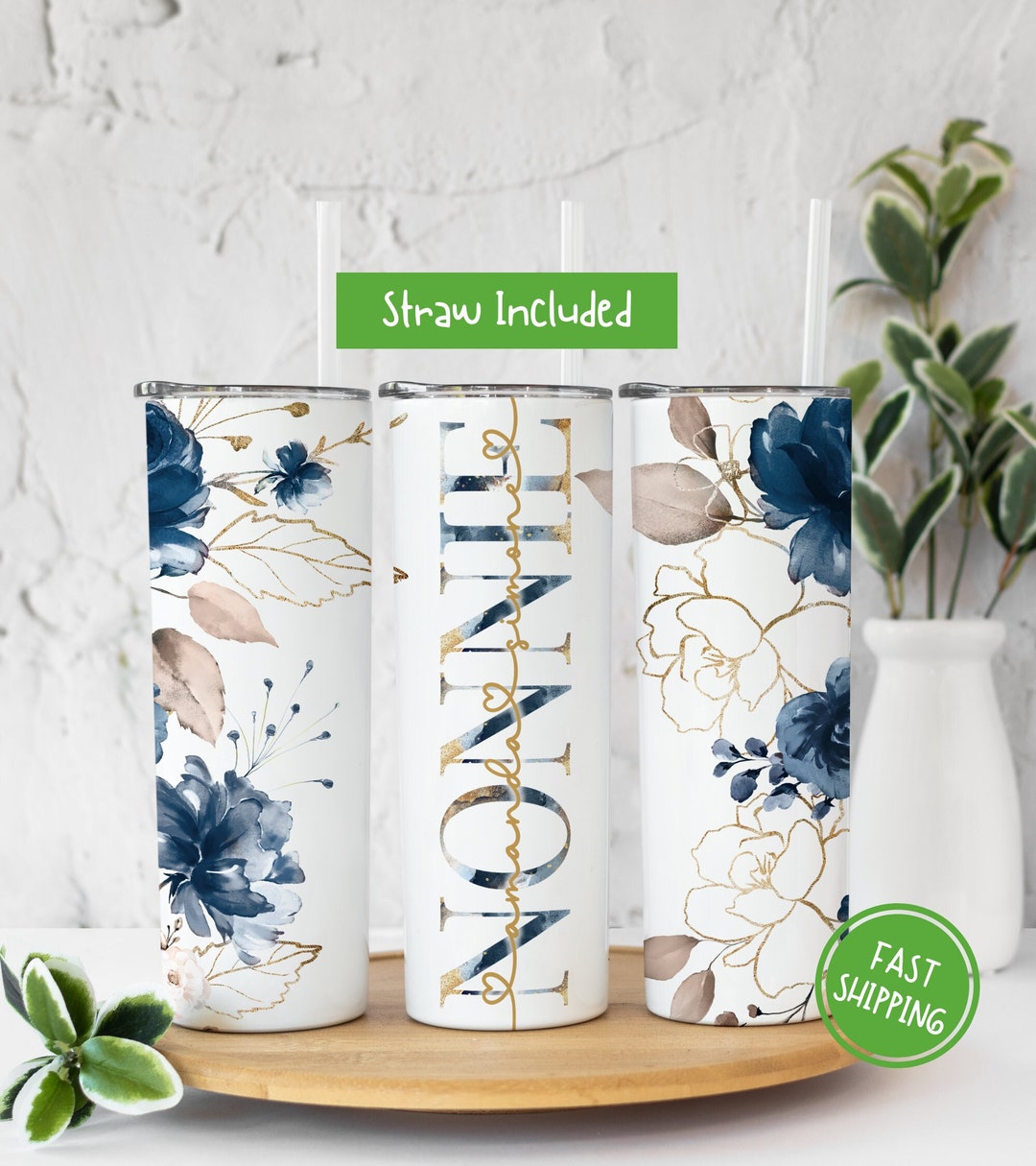 Personalized Nonnie Tumbler Gift for Nonnie Mother’s Day Gift for ...