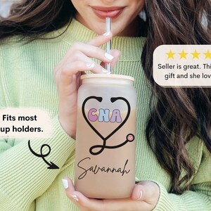 Certified Nursing Assistant Daily Reminders Iced Coffee Cup ...