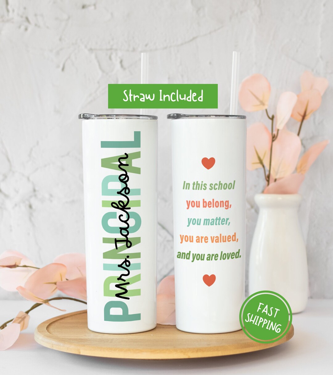 Personalized Principal Tumbler, Teacher Cup for Principal, Custom ...
