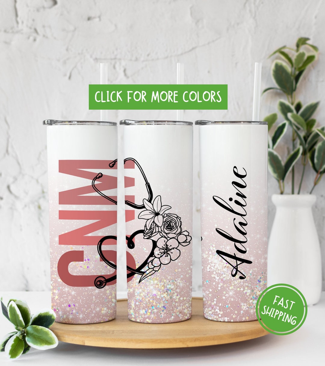 Personalized Certified Nurse Midwife Tumbler, Custom CNM Gift for ...