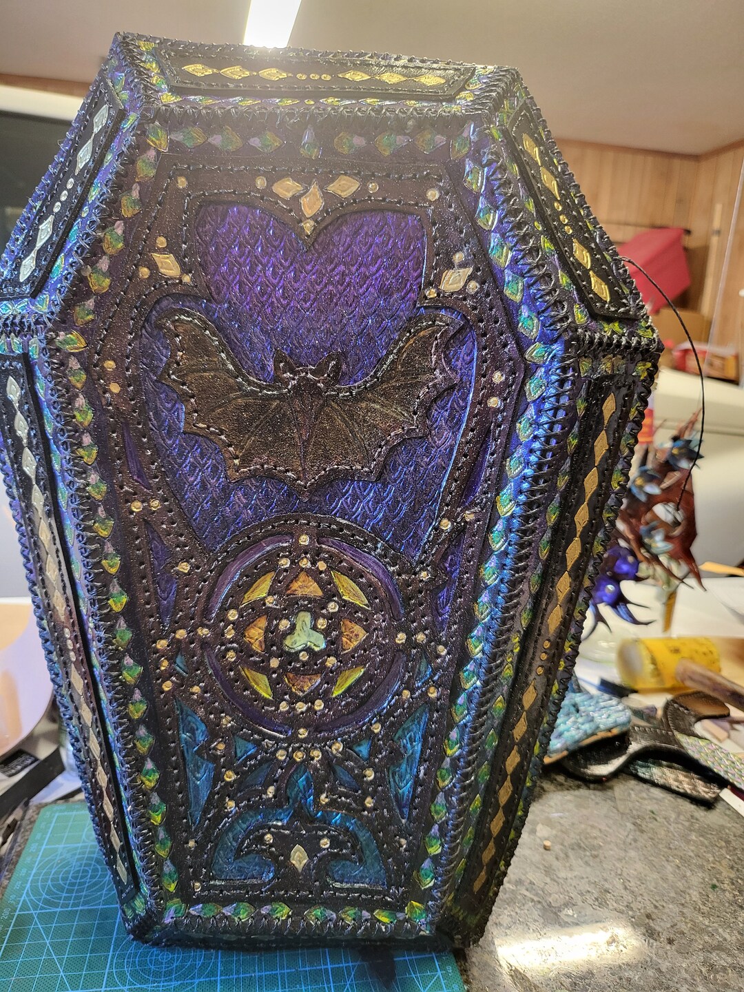 Leather Coffin Backpack - Etsy