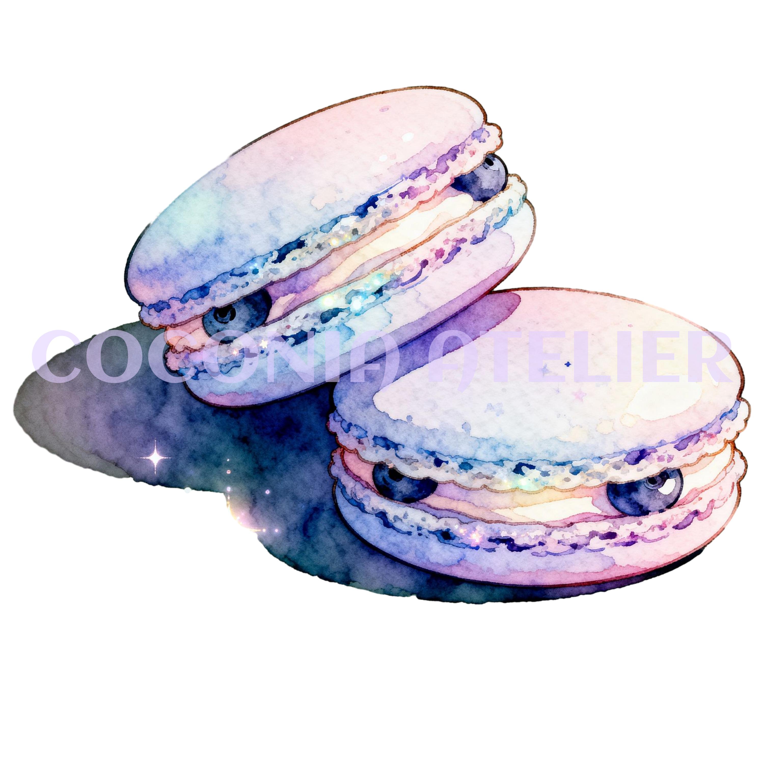 Watercolor - Magic Blueberry Clip Art - PNG - Transparent Background ...