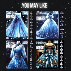 40 Fantasy Procreate Dress Stamps, Procreate Fashion, Procreate Dress, Procreate Doll Cloth ...