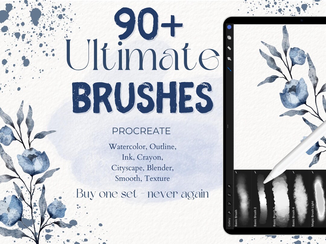 Procreate Brushes Ultimate Set, Procreate Bundle of Brush, Procreate ...