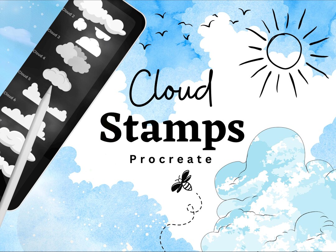 Cloud Stamps for Procreate - Etsy