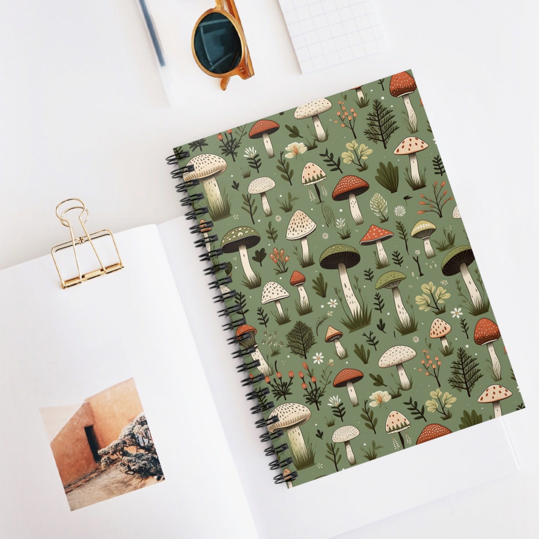 Cottage Core Mushroom Forest Notebook Forest Notebook - Etsy