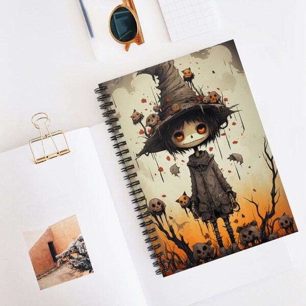 Halloween Notebook - Etsy