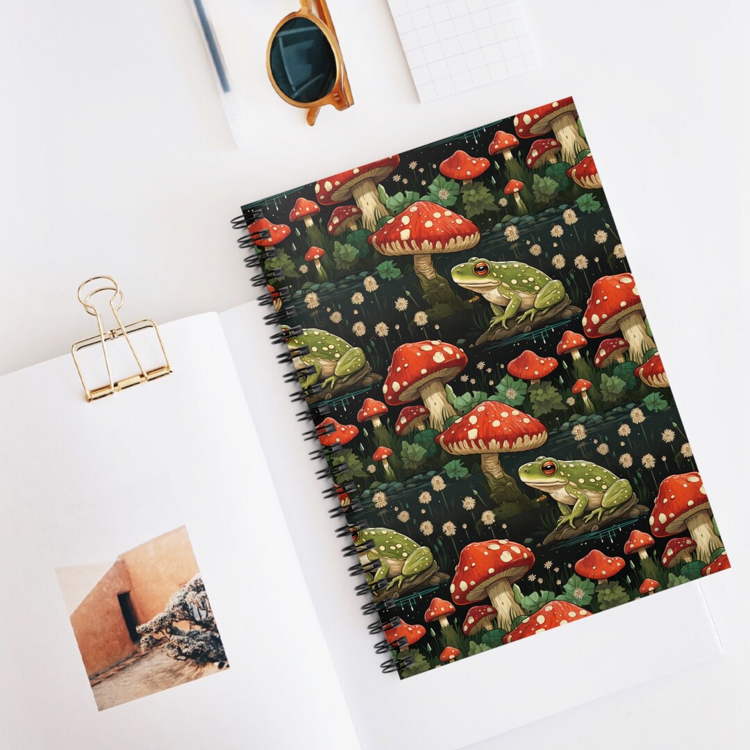 Cottage Core Mushroom Forest Notebook Forest Notebook - Etsy