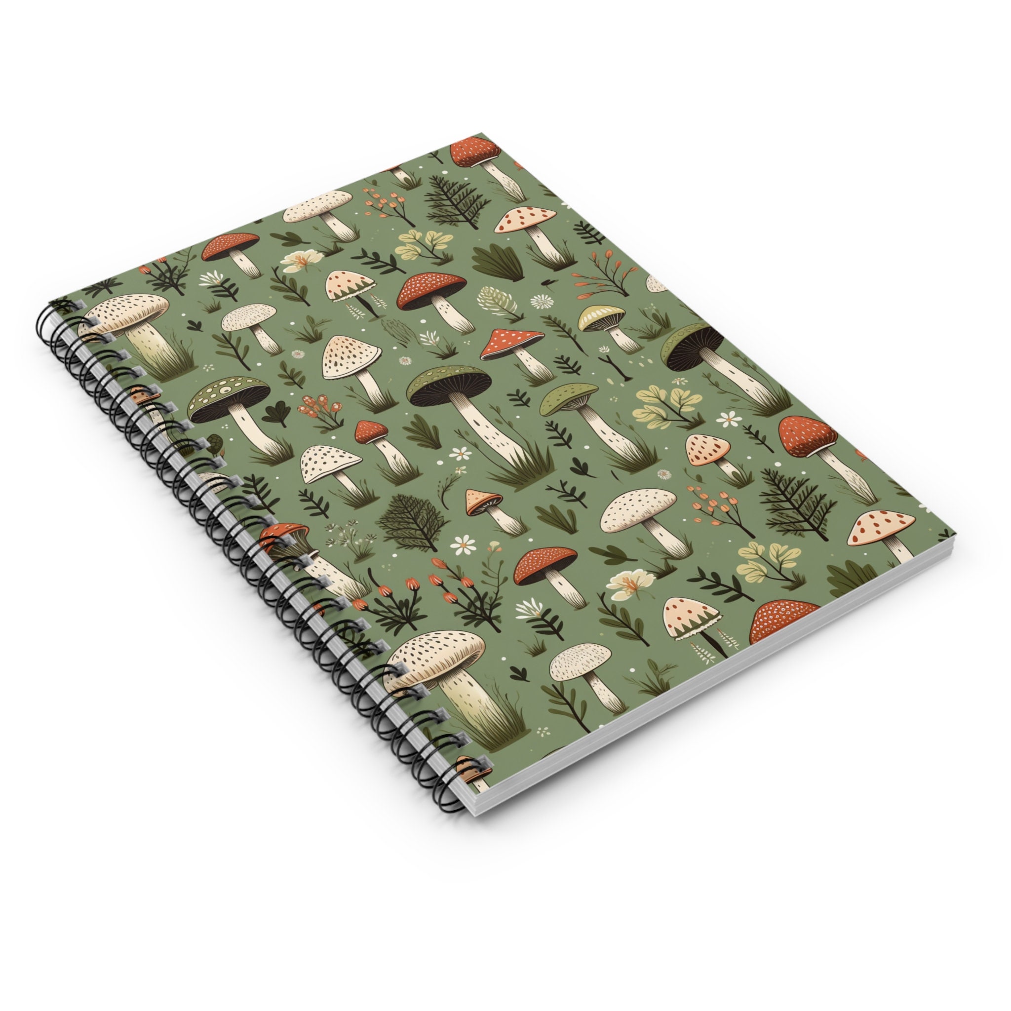 Cottage Core Mushroom Forest Notebook Forest Notebook - Etsy