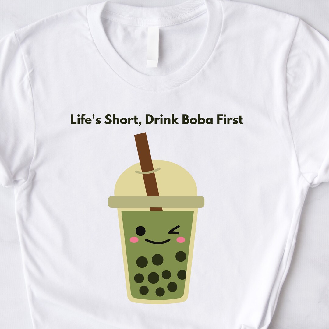 Boba T Shirt, Bubble Tea T Shirt, Cute Bubble Tee, Cute Bubble Tea ...
